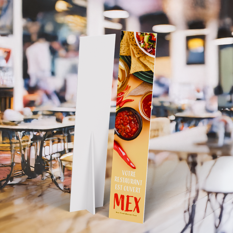 Totems rigides personnalisés | Signalétique verticale pour vos espaces ...